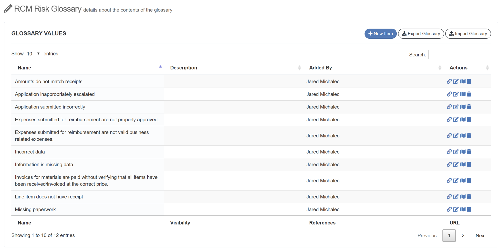 Managing risk with IBM Blueworks Live and Blueworks Insights