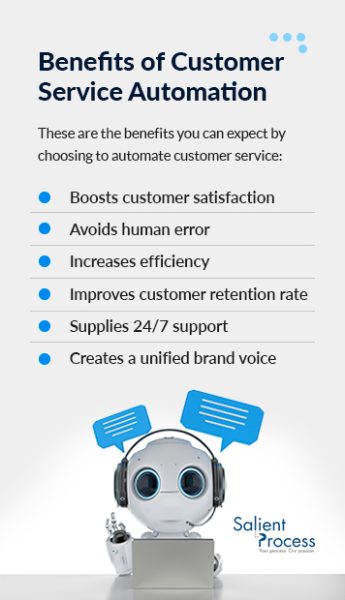 Benefits of Customer Service Automation | Salient Process